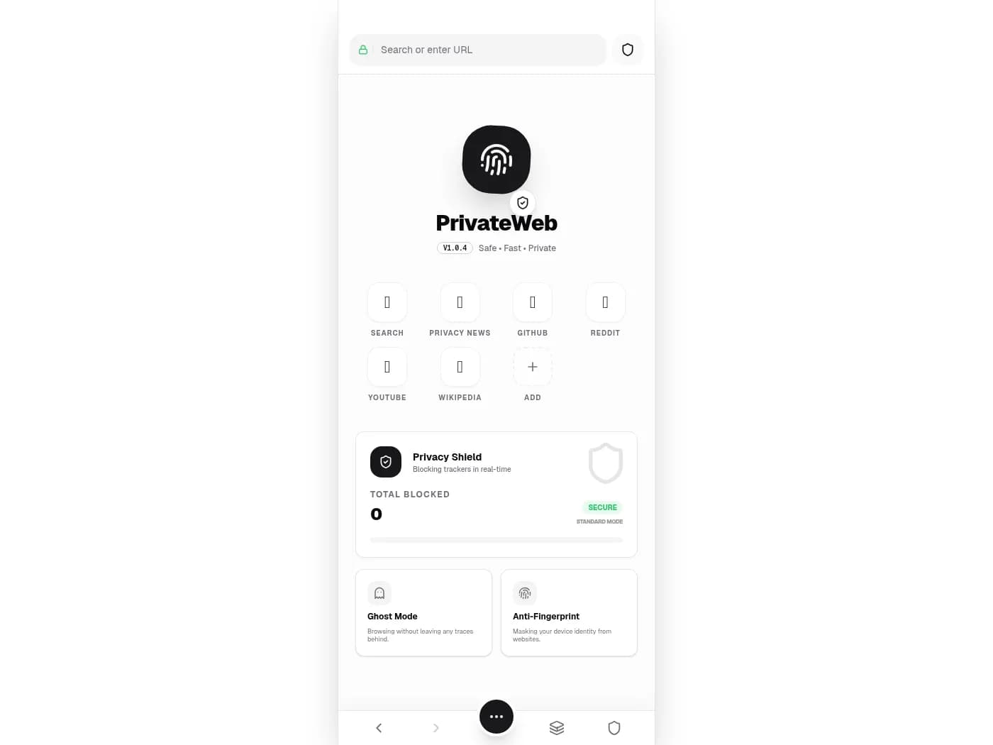 PrivateWeb Browser