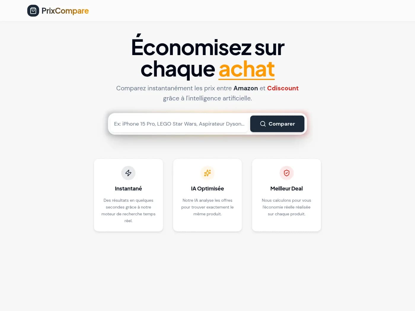 Comparateur Prix Amazon Cdiscount
