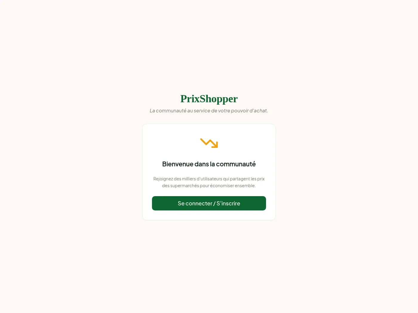PrixShopper Communauté
