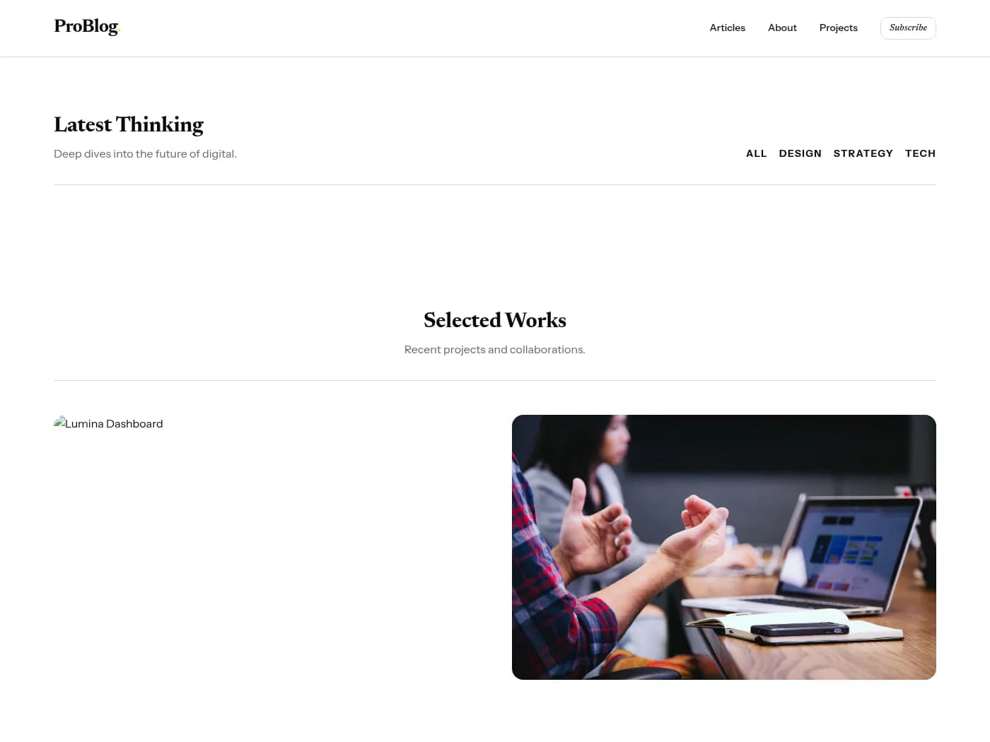 ProBlog Portfolio