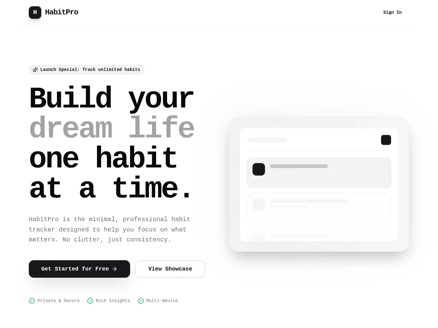 Daily Habits Pro