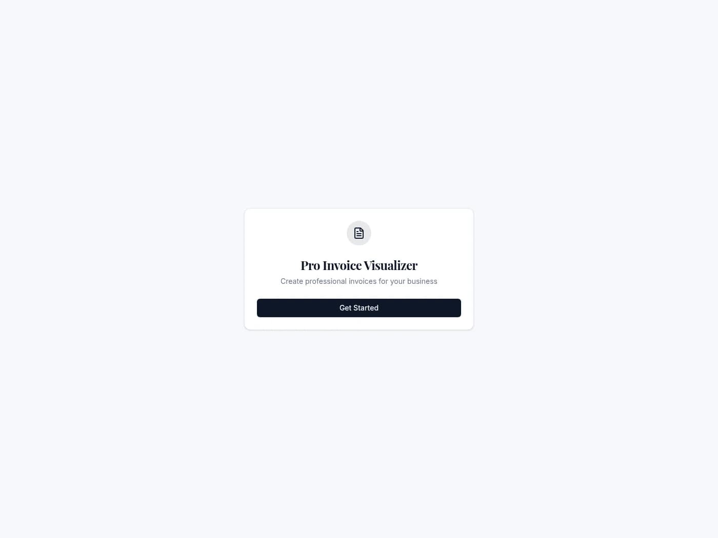 Pro Invoice Visualizer