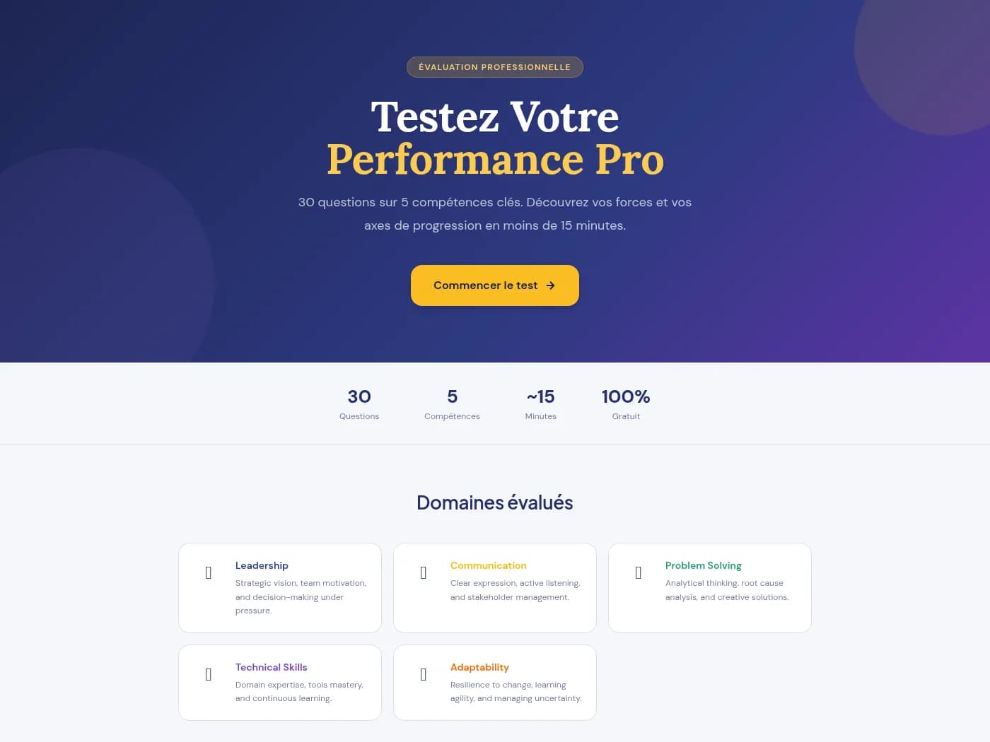 Pro Performance Test