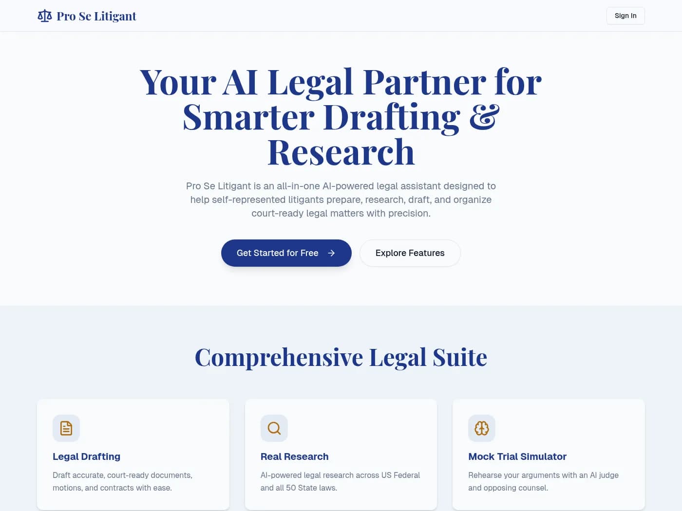 Pro Se Litigant AI Suite