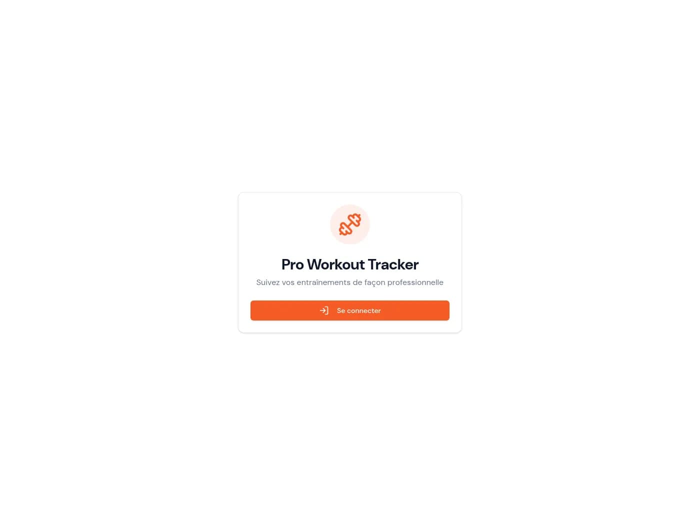 Pro Workout Tracker