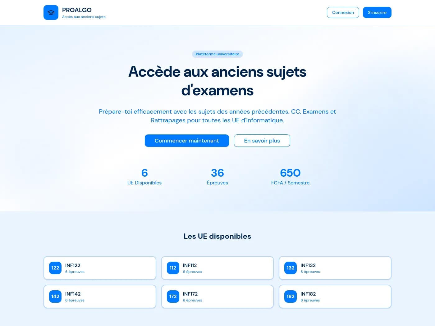 ProAlgo Student Access