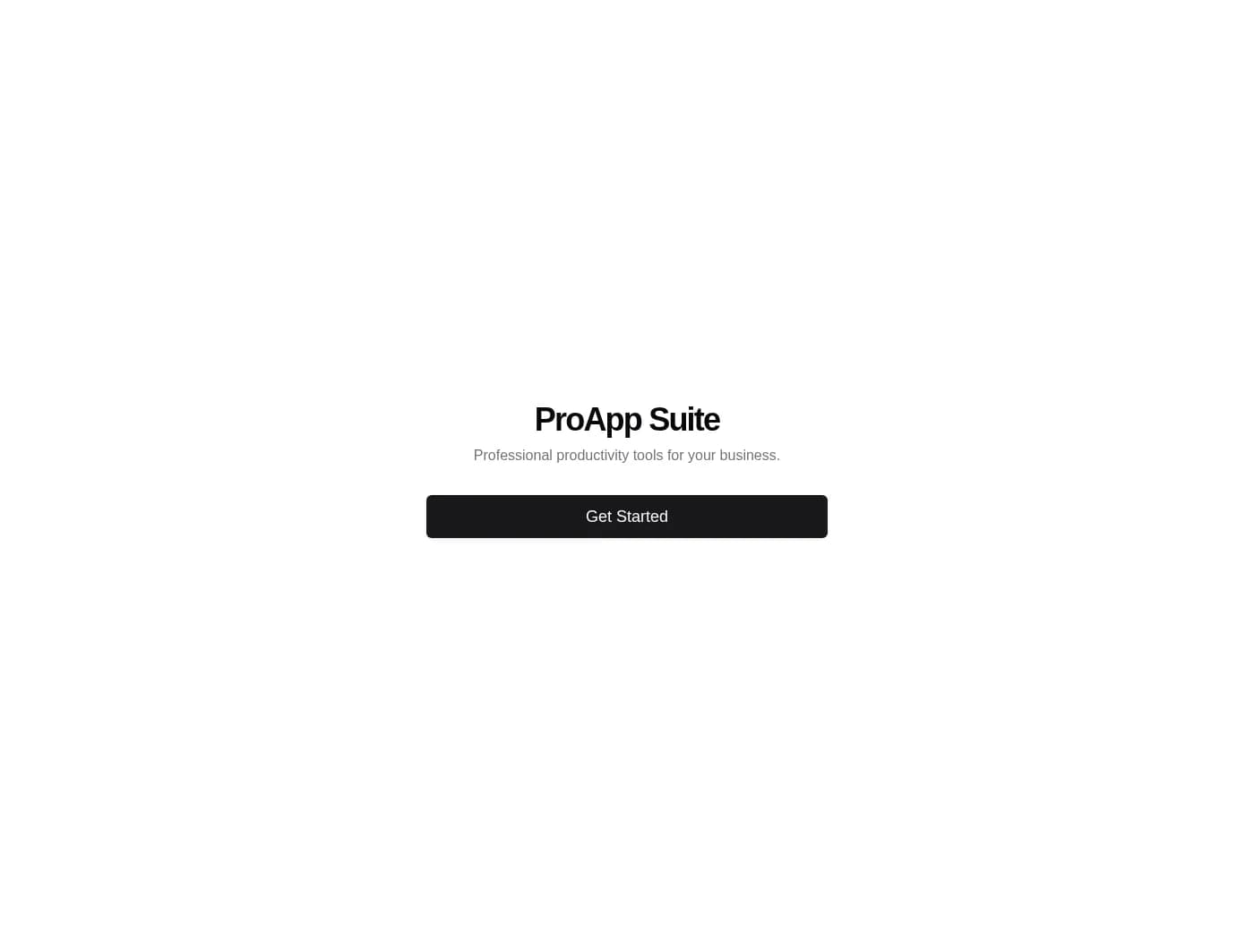 ProApp Suite