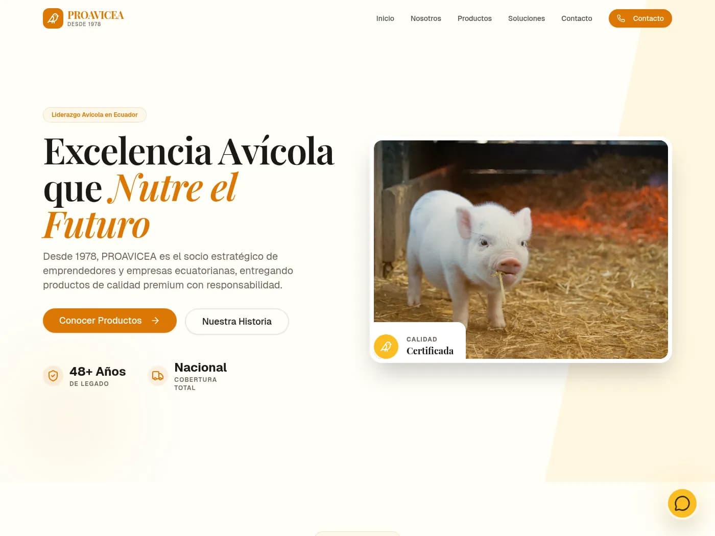 PROAVICEA Company Web