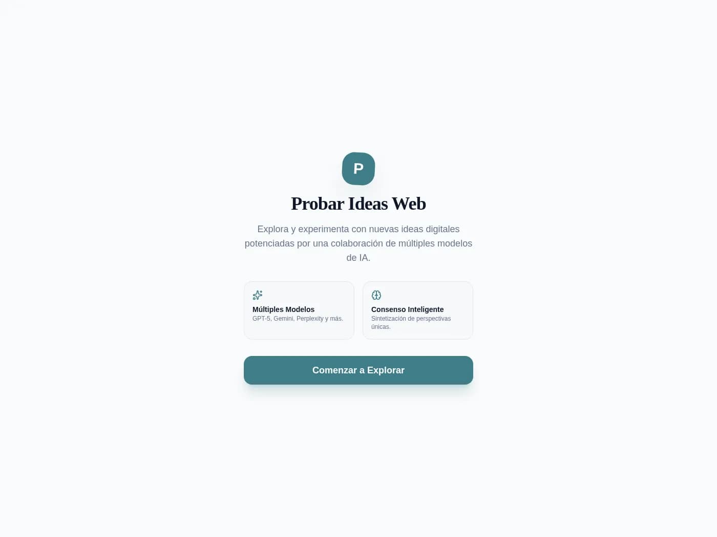 Probar Ideas Web
