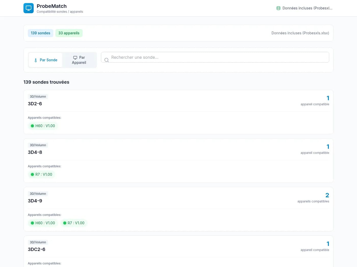 ProbeMatch App