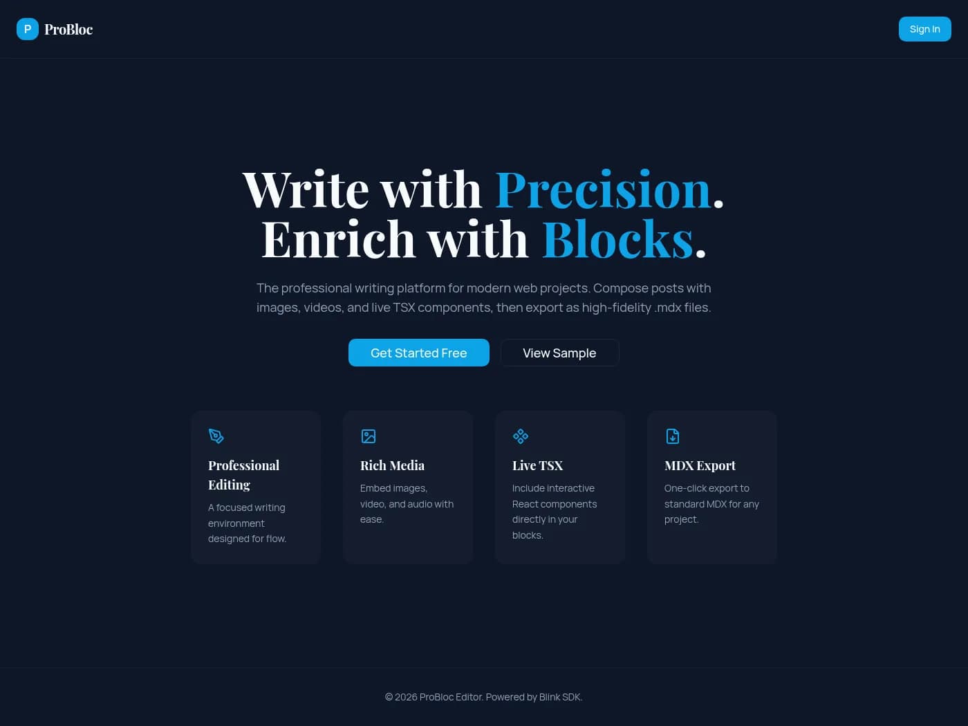 ProBloc Editor