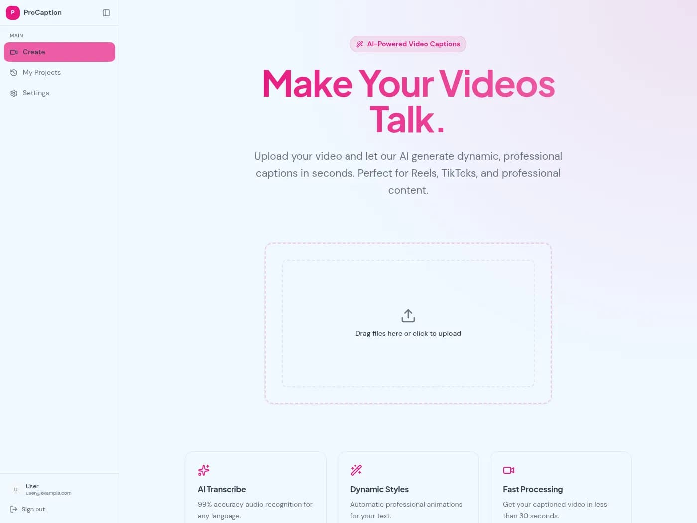 ProCaption Video Maker