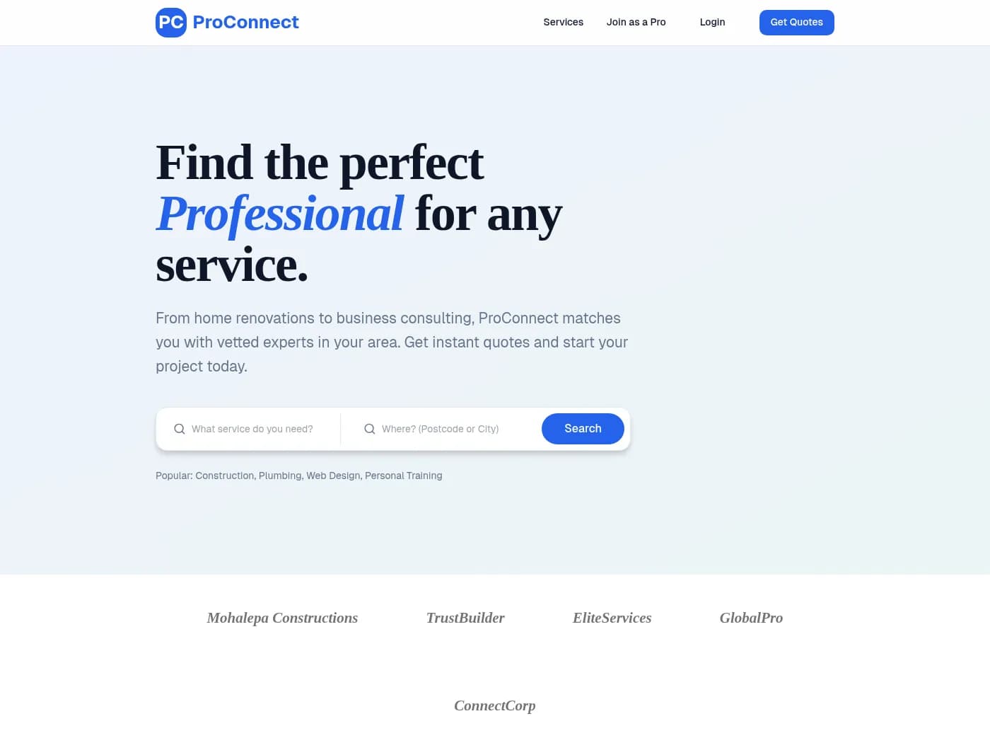 ProConnect Marketplace