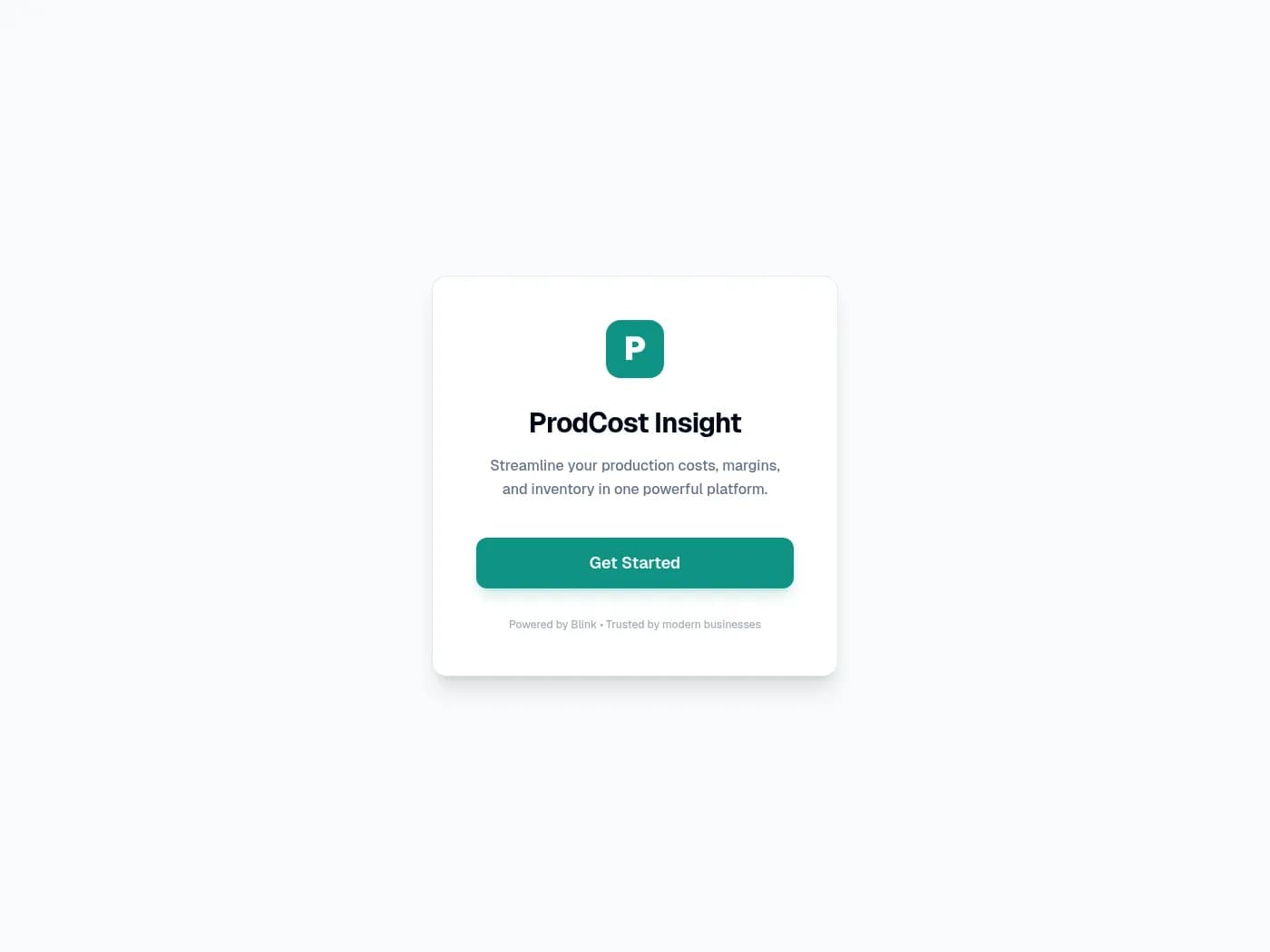 ProdCost Insight