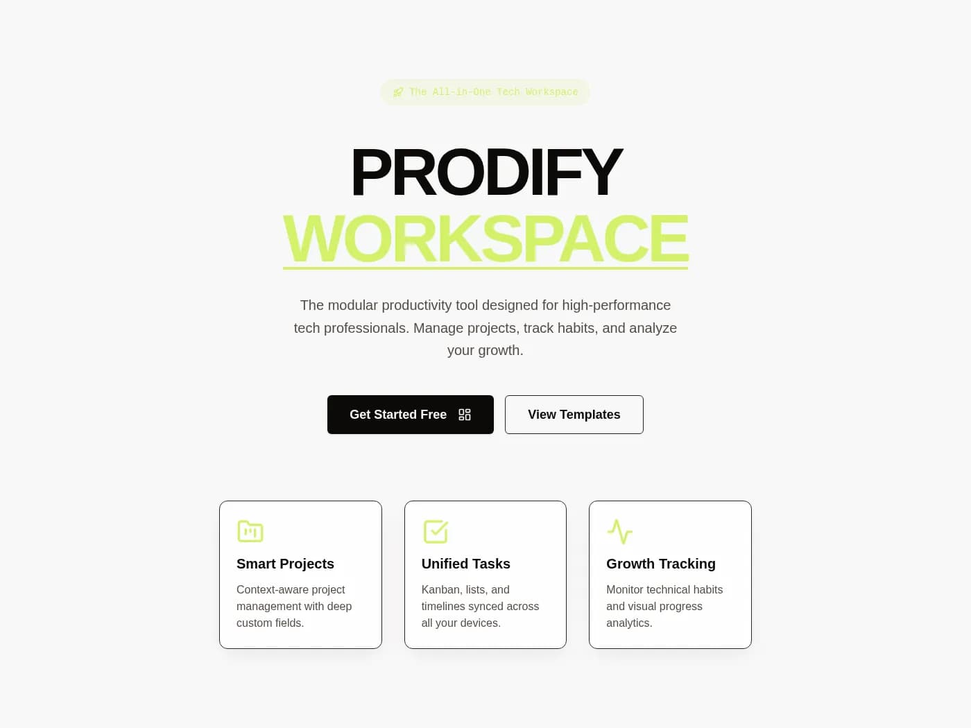 Prodify Workspace