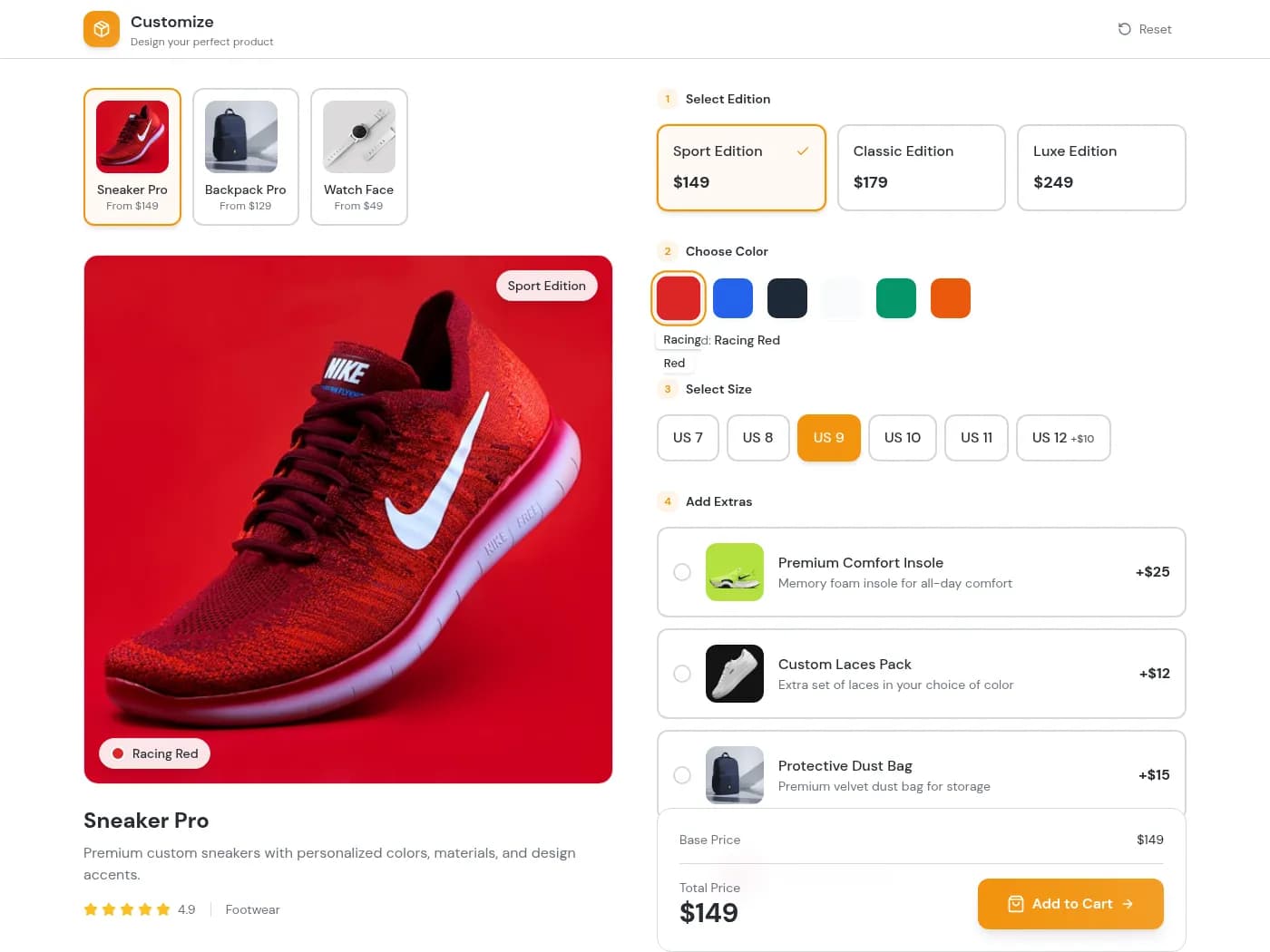 Custom Product Configurator