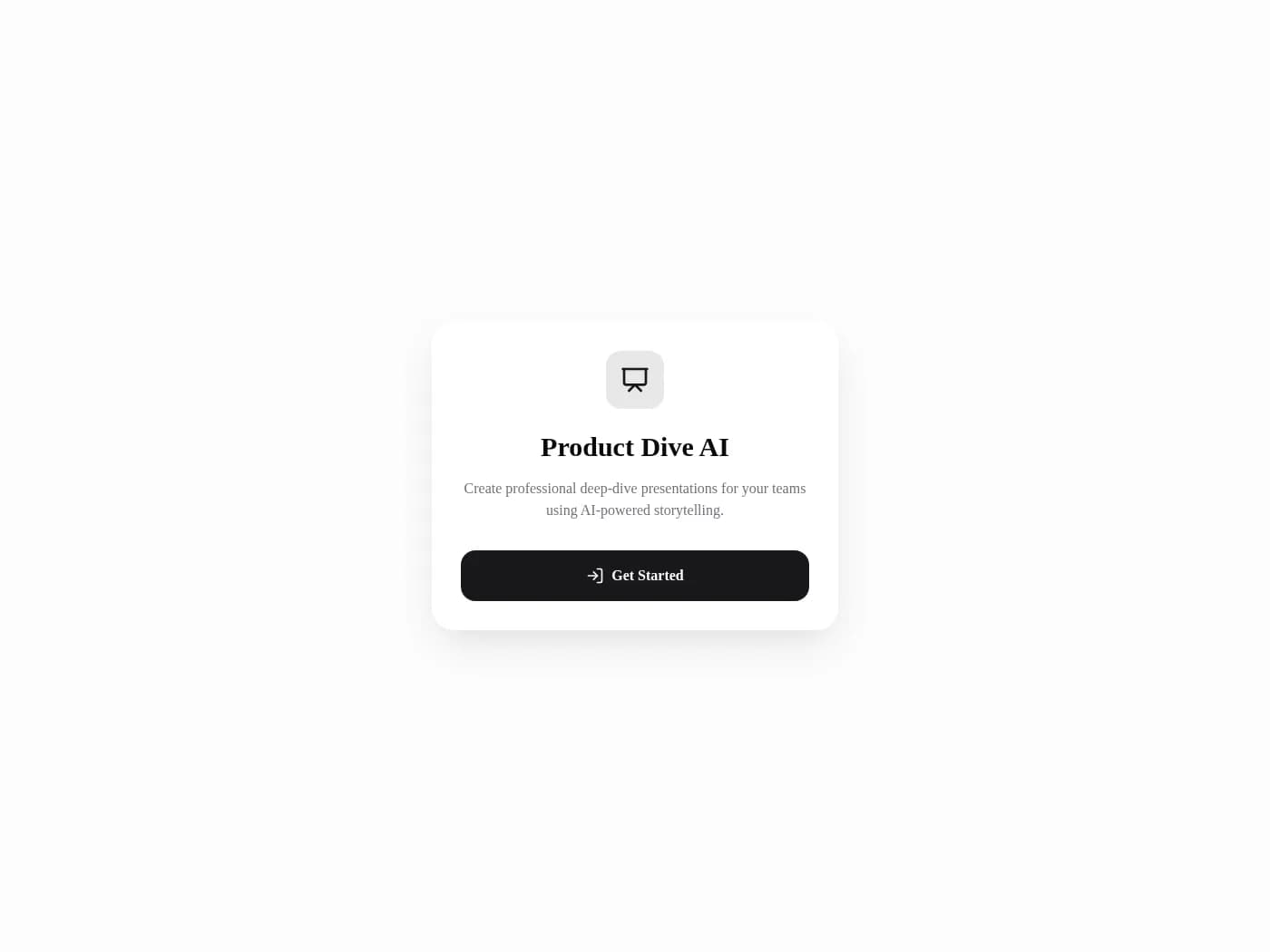 Product Dive Presentation