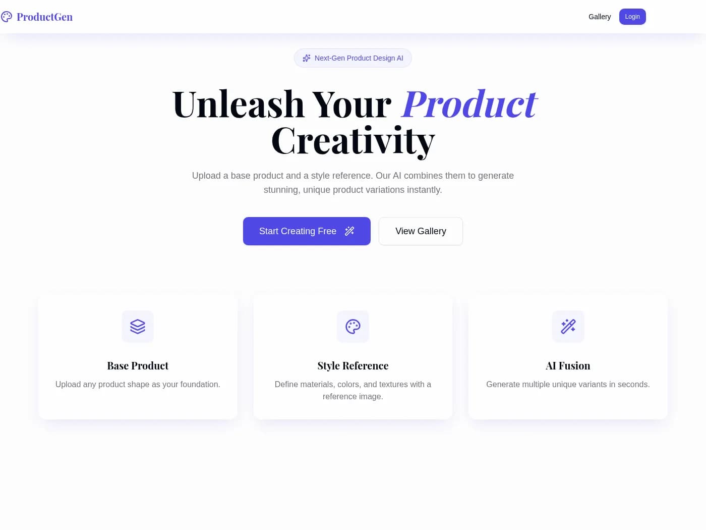 Creative Product Generator