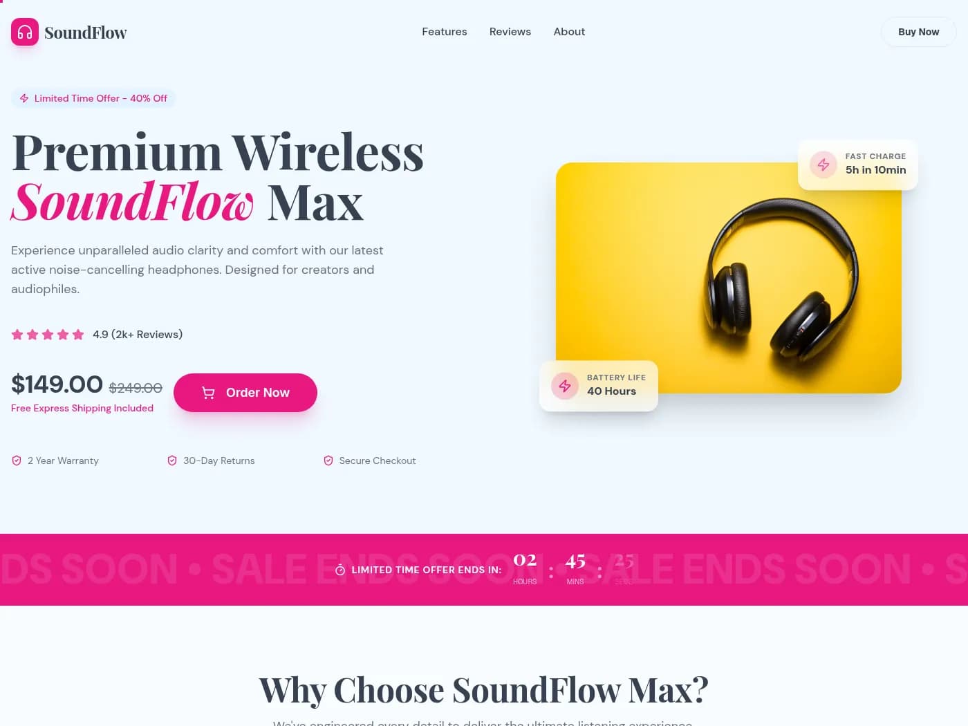 Product Express Page