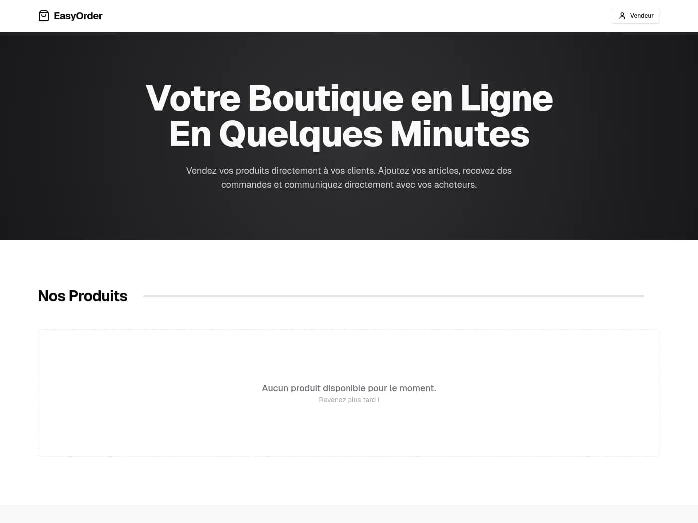 Easy Product Order Web