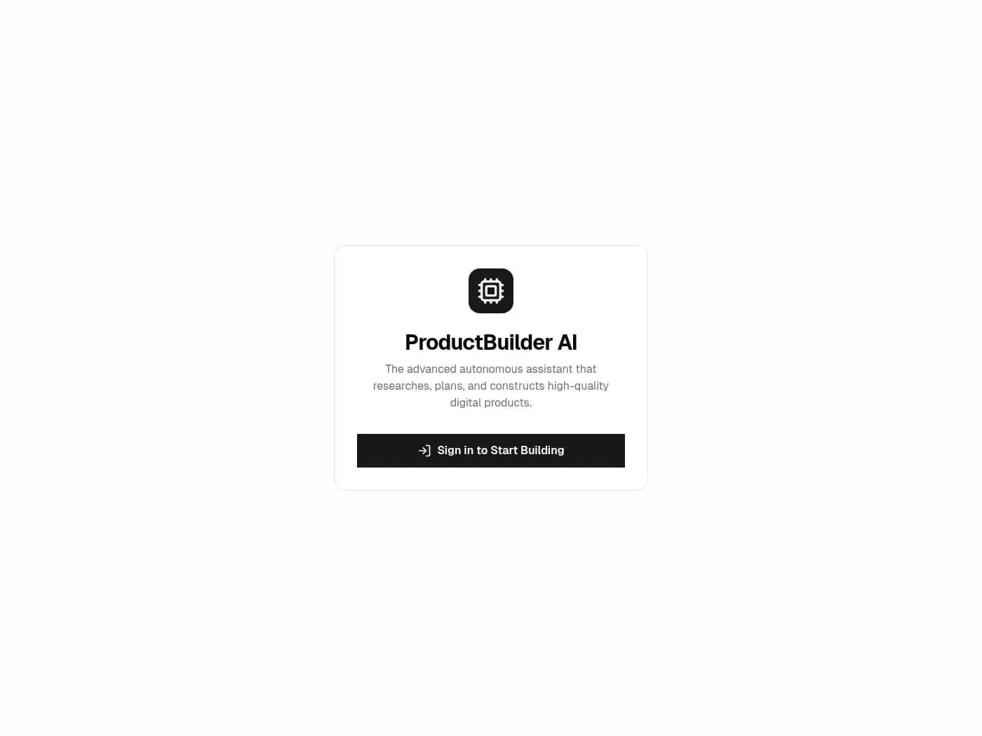 ProductBuilder AI Agent