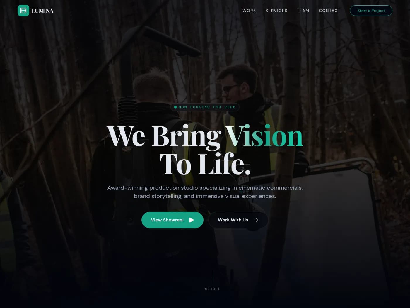 Production Studio Website