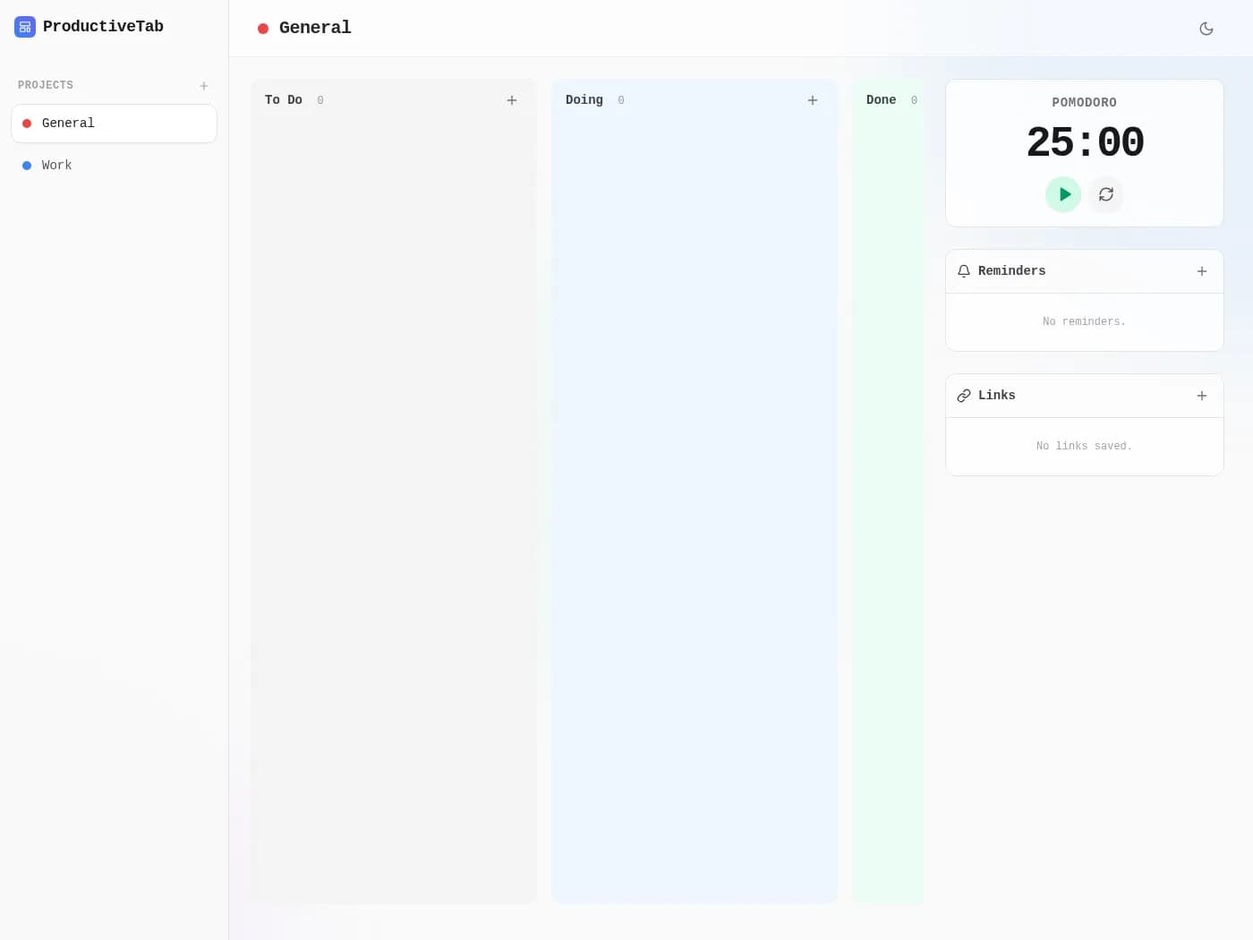 ProductiveTab Extension