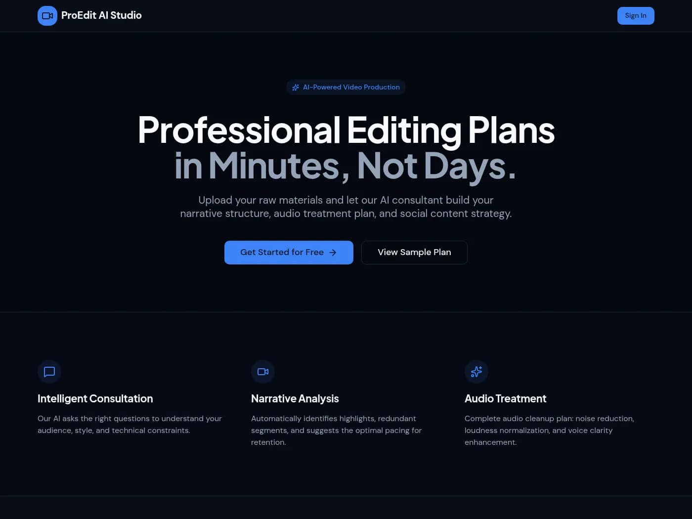 ProEdit AI Studio