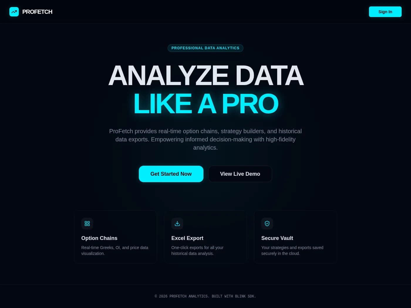ProFetch Analytics