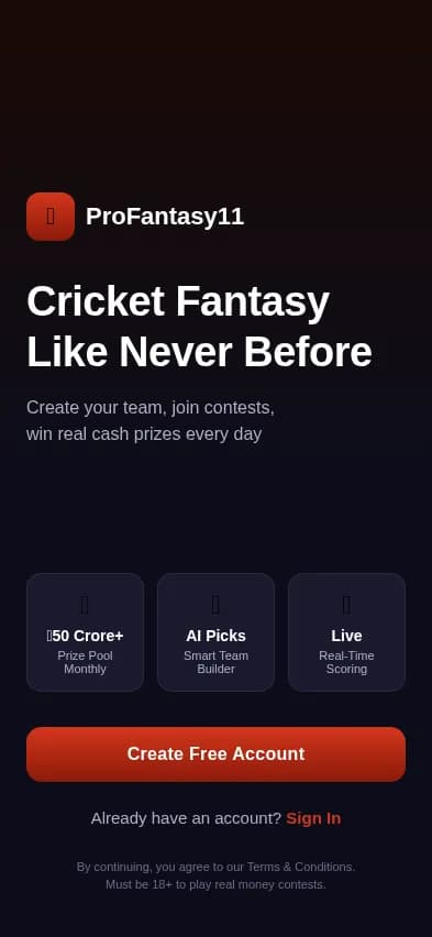 ProFantasy11 Sports App