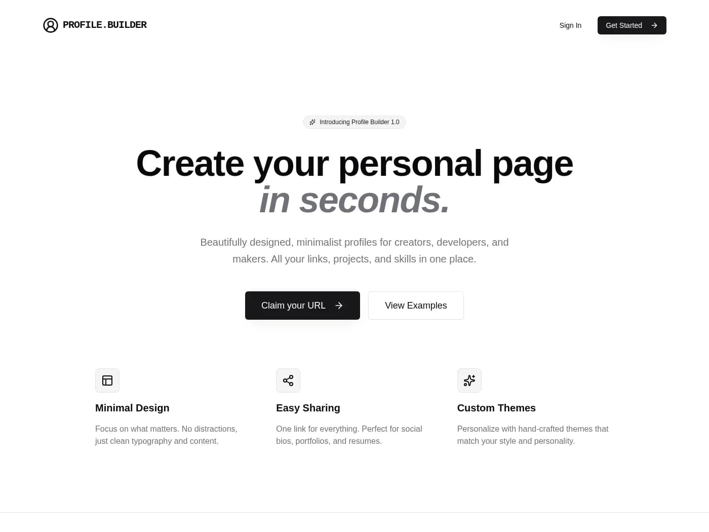 Profile Builder