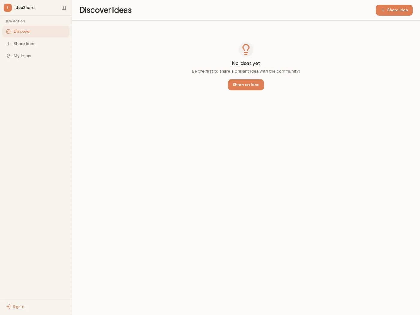 IdeaShare Profiles