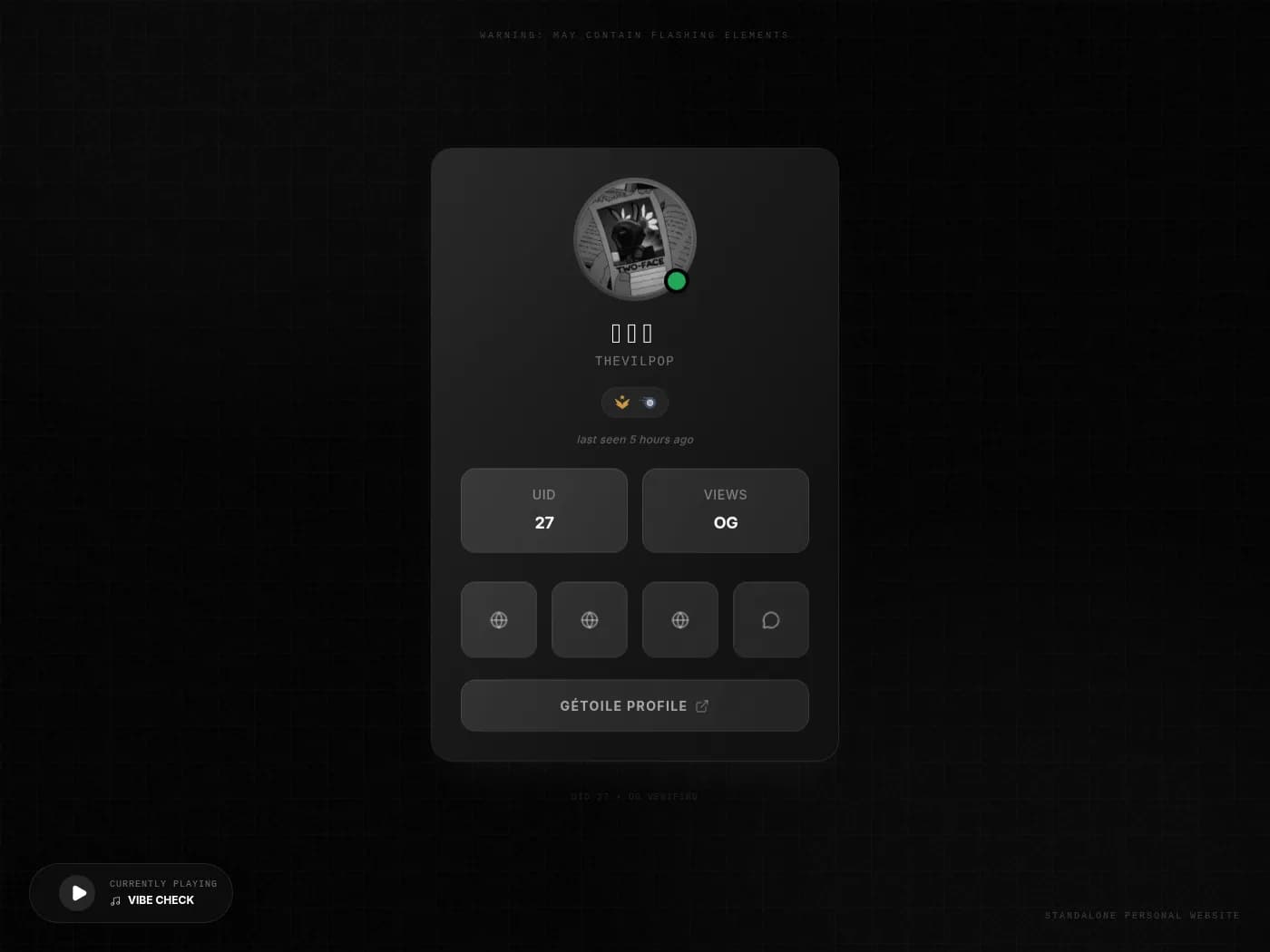 Custom Profile Showcase