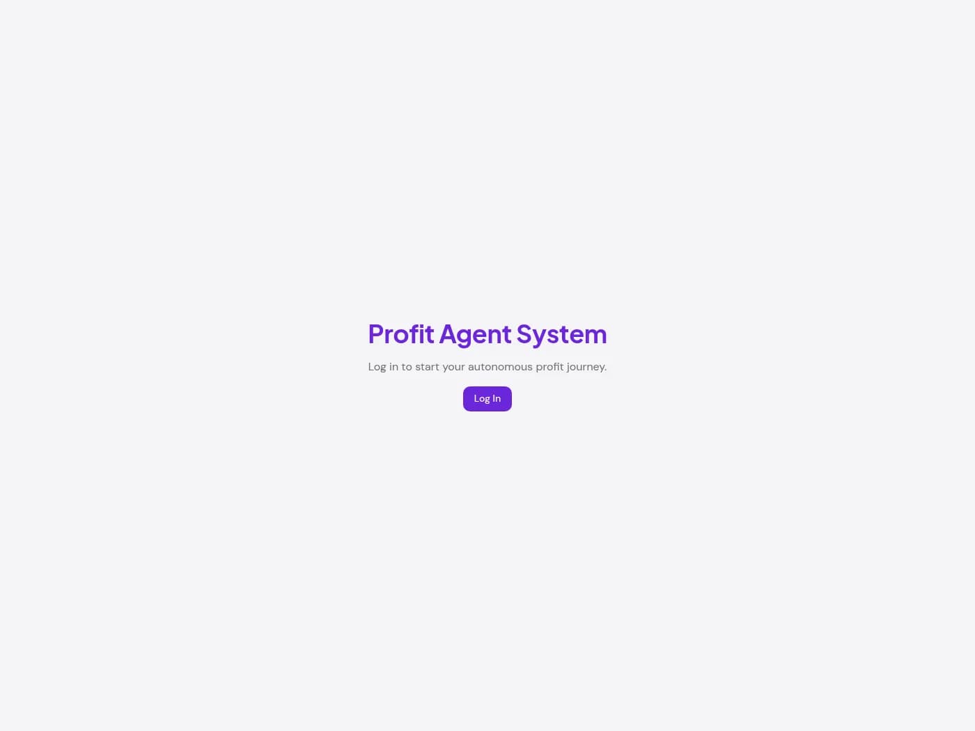 Profit Agent System