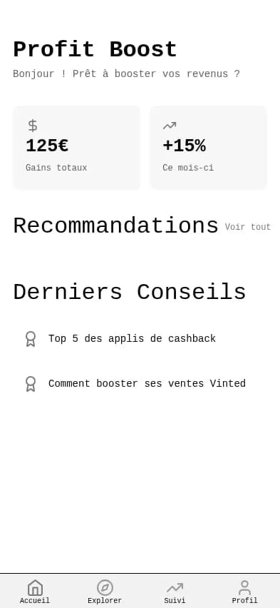 Profit Boost App