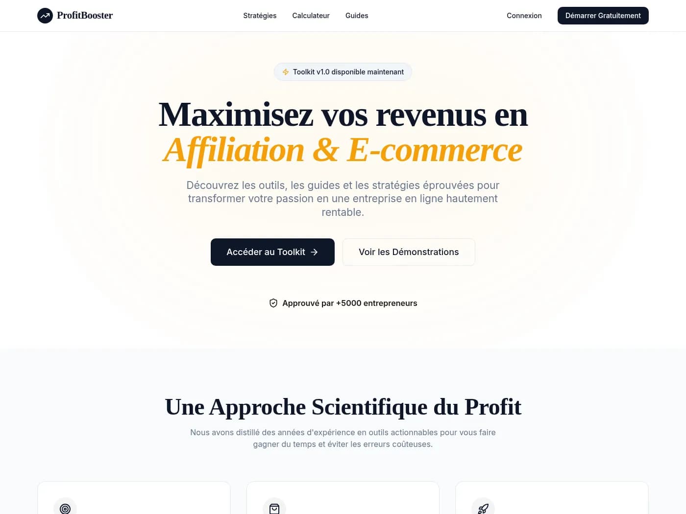 Profit Booster Toolkit