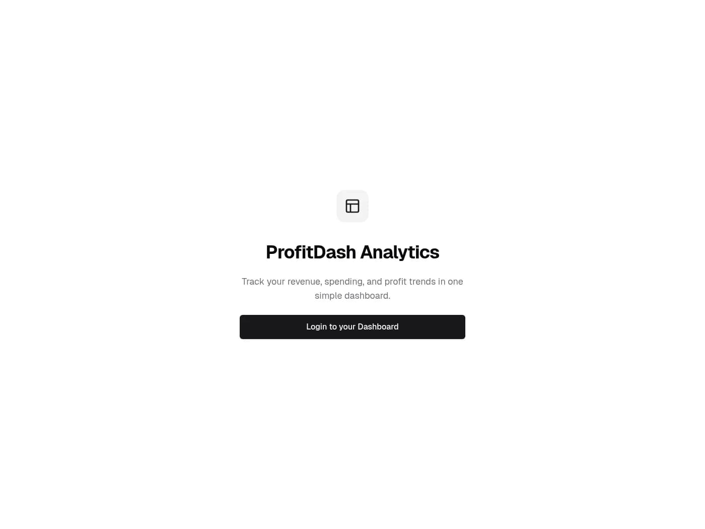 ProfitDash Analytics