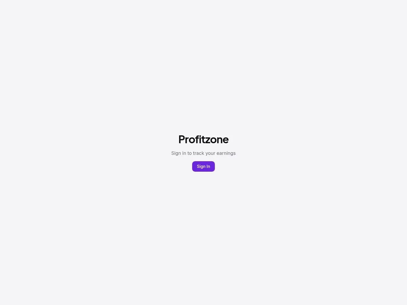 Profit zone analysis tool