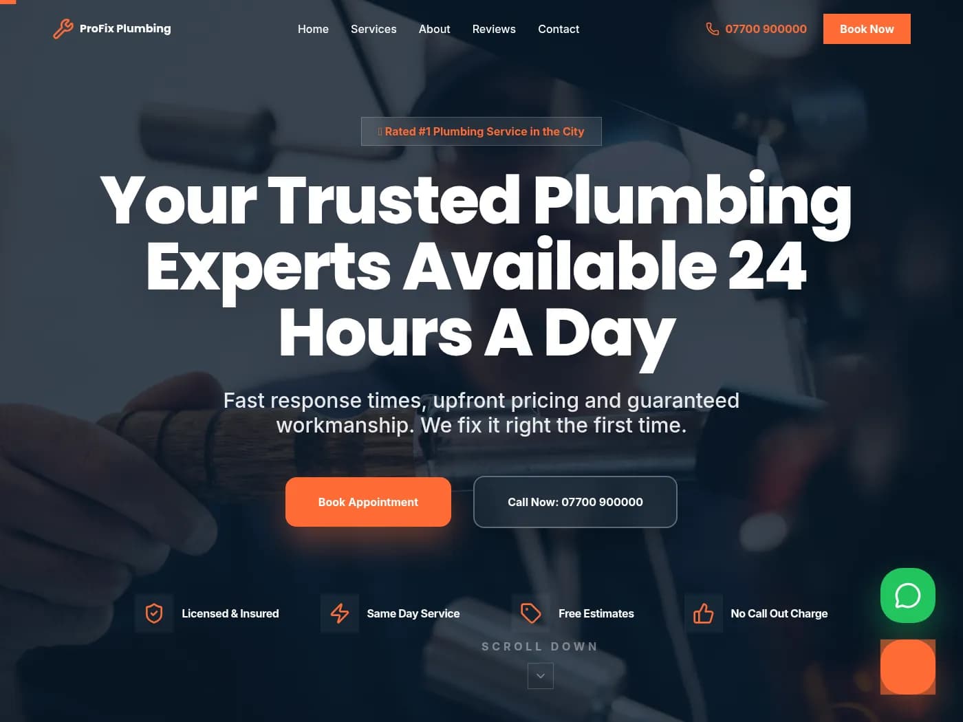 ProFix Plumbing Site