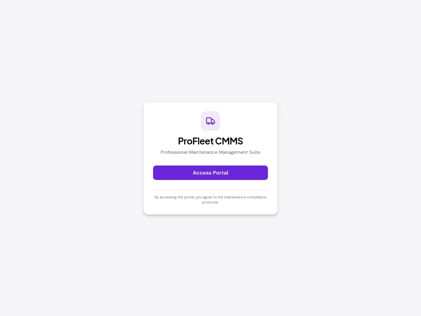 ProFleet CMMS Suite