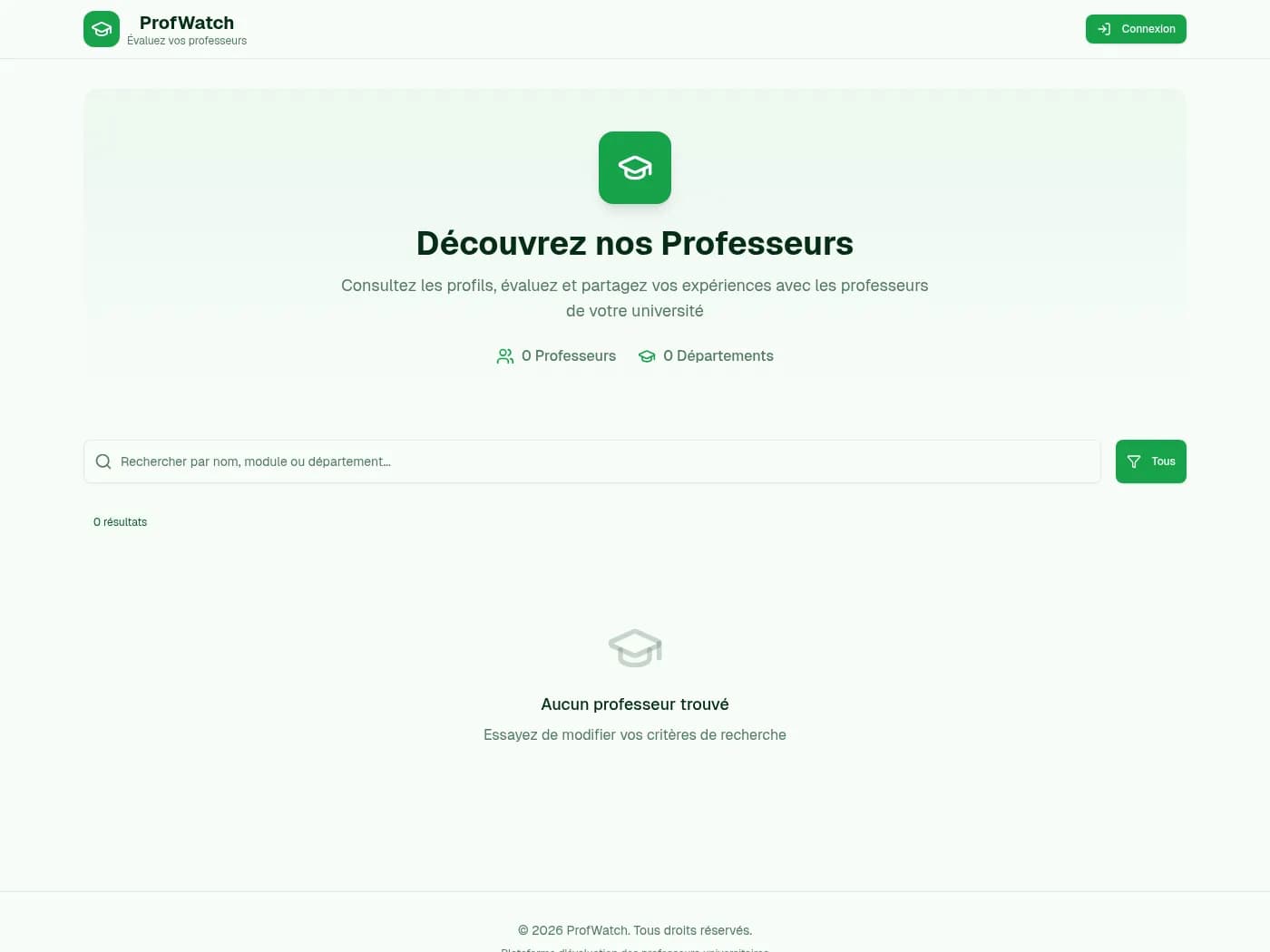 ProfWatch Platform