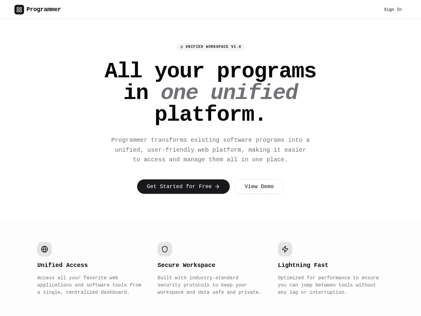 Program Builder App