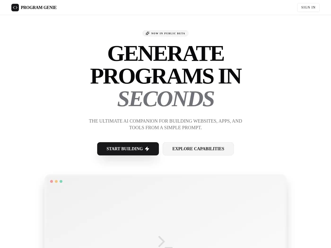 Program Genie