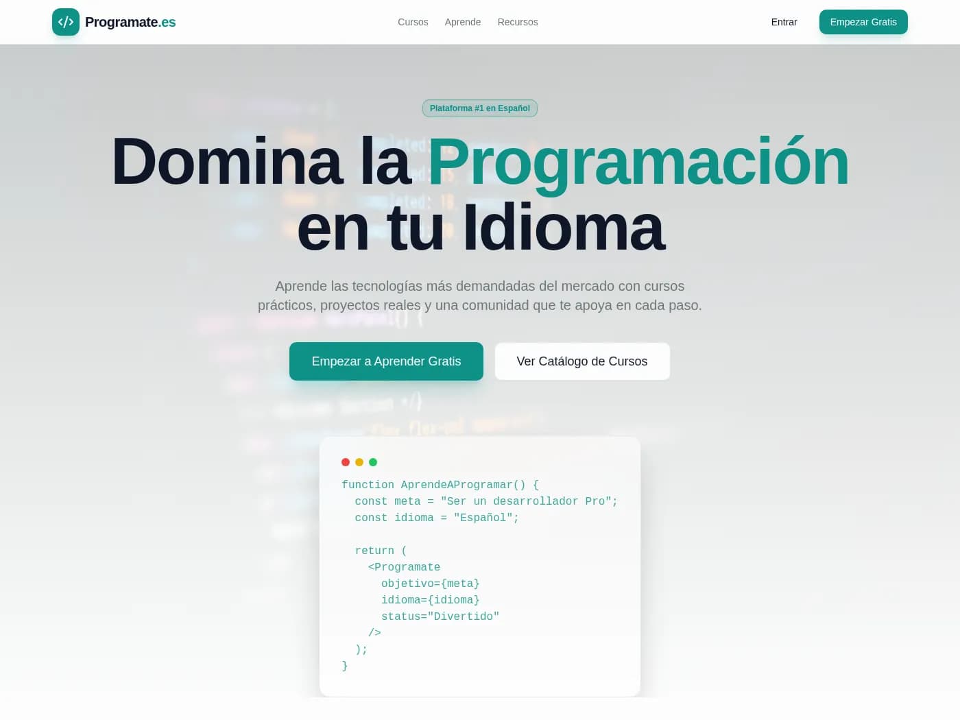 Programate en Español