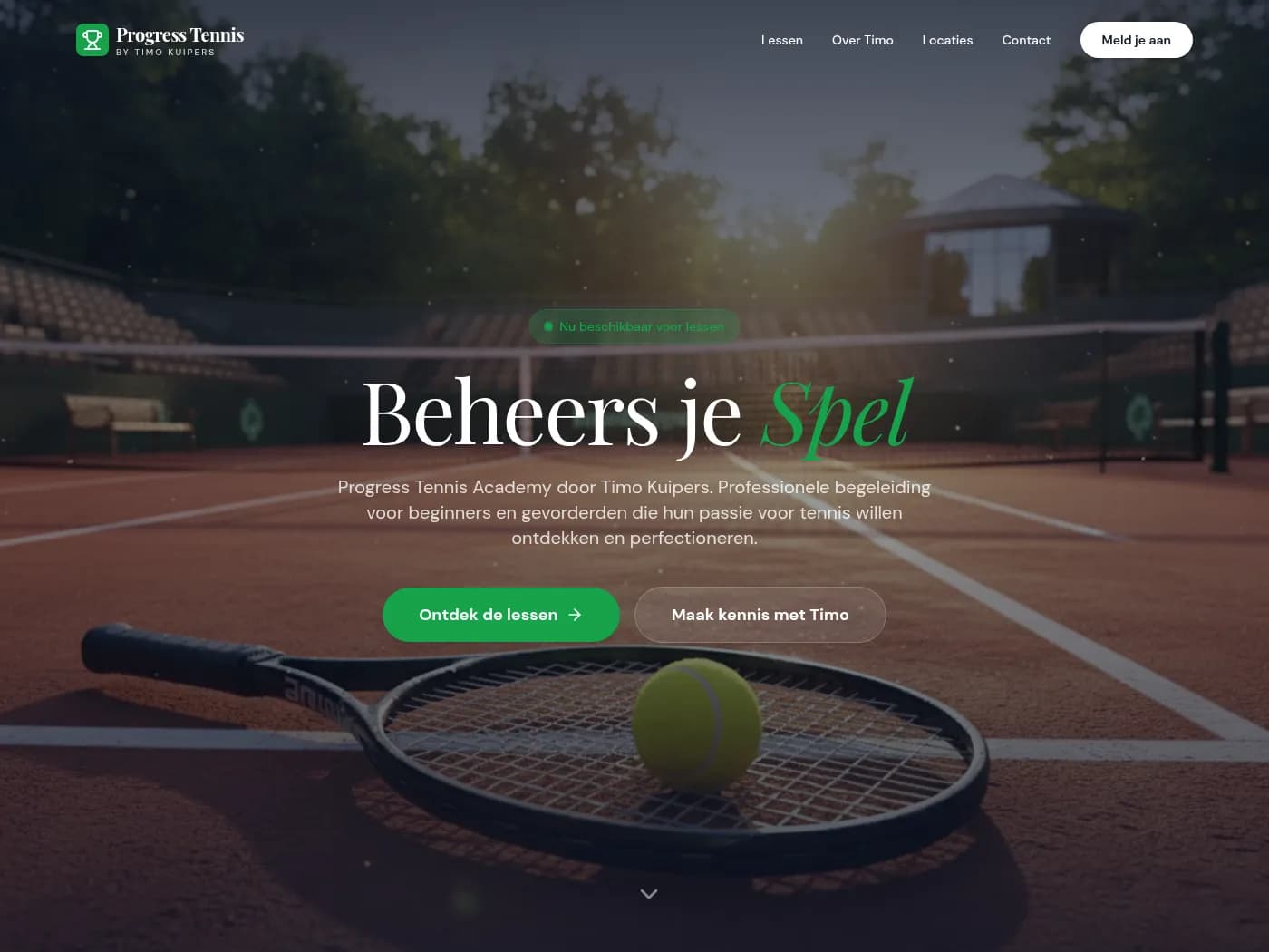 Progress Tennis Academy Web