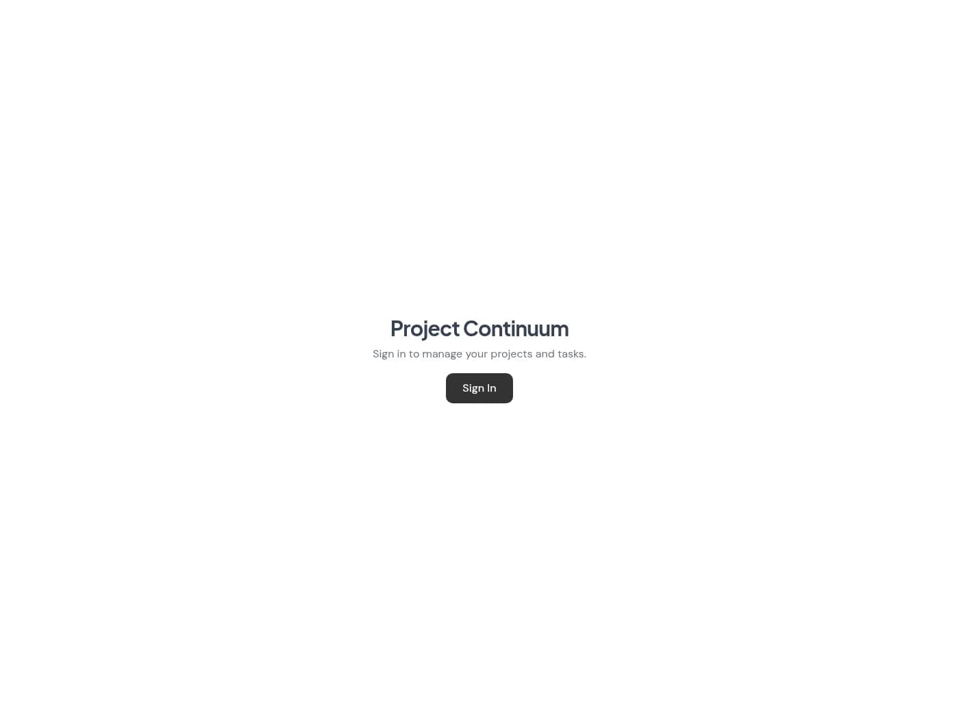 Project Continuum
