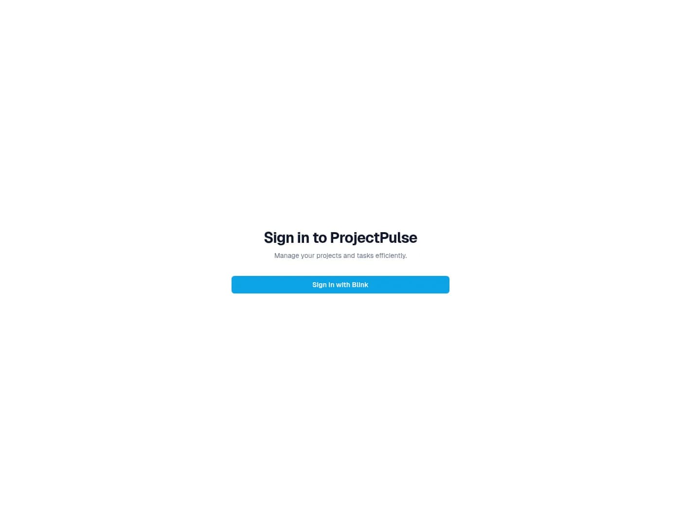 ProjectPulse Dashboard