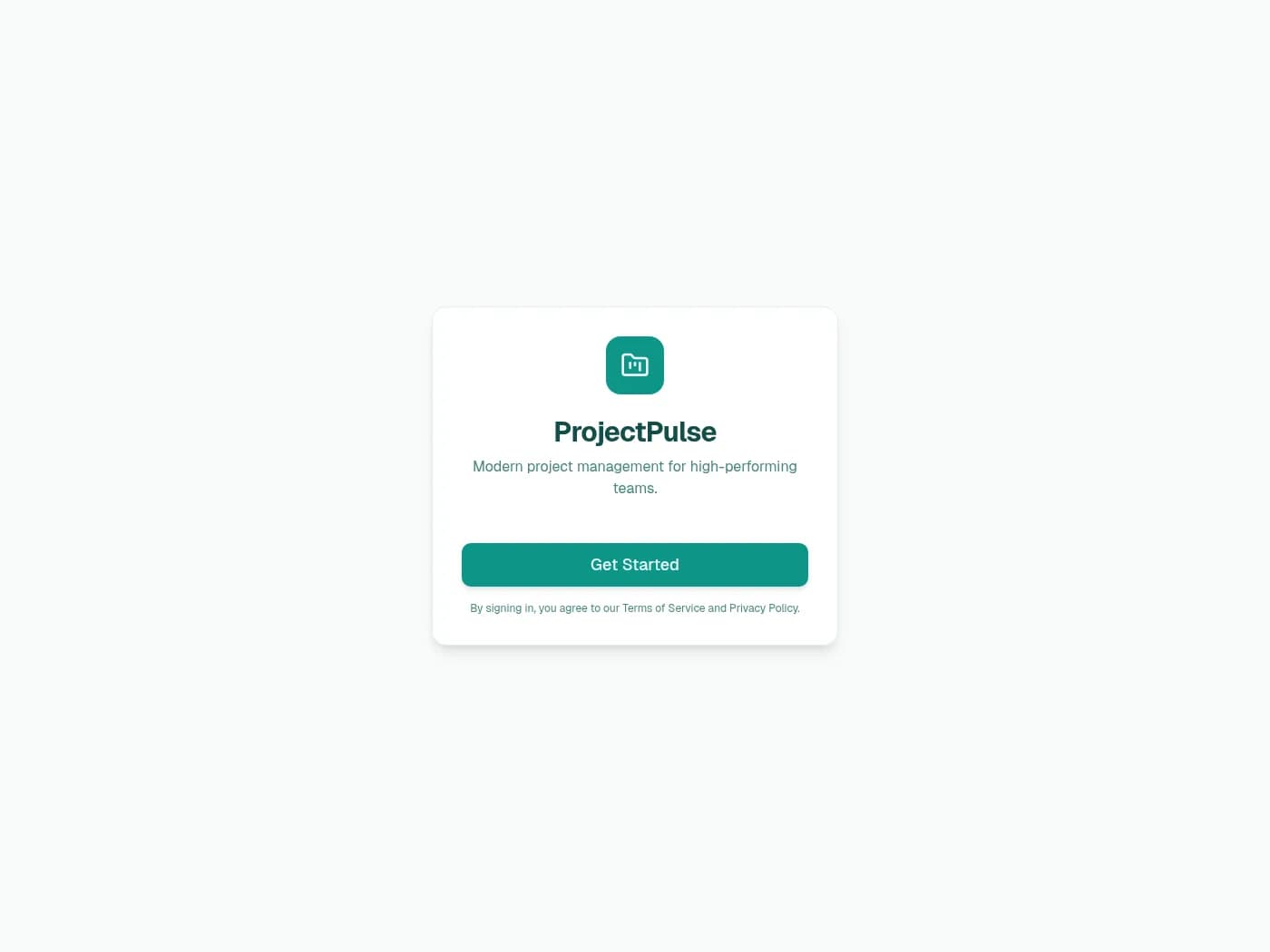 ProjectPulse Dashboard
