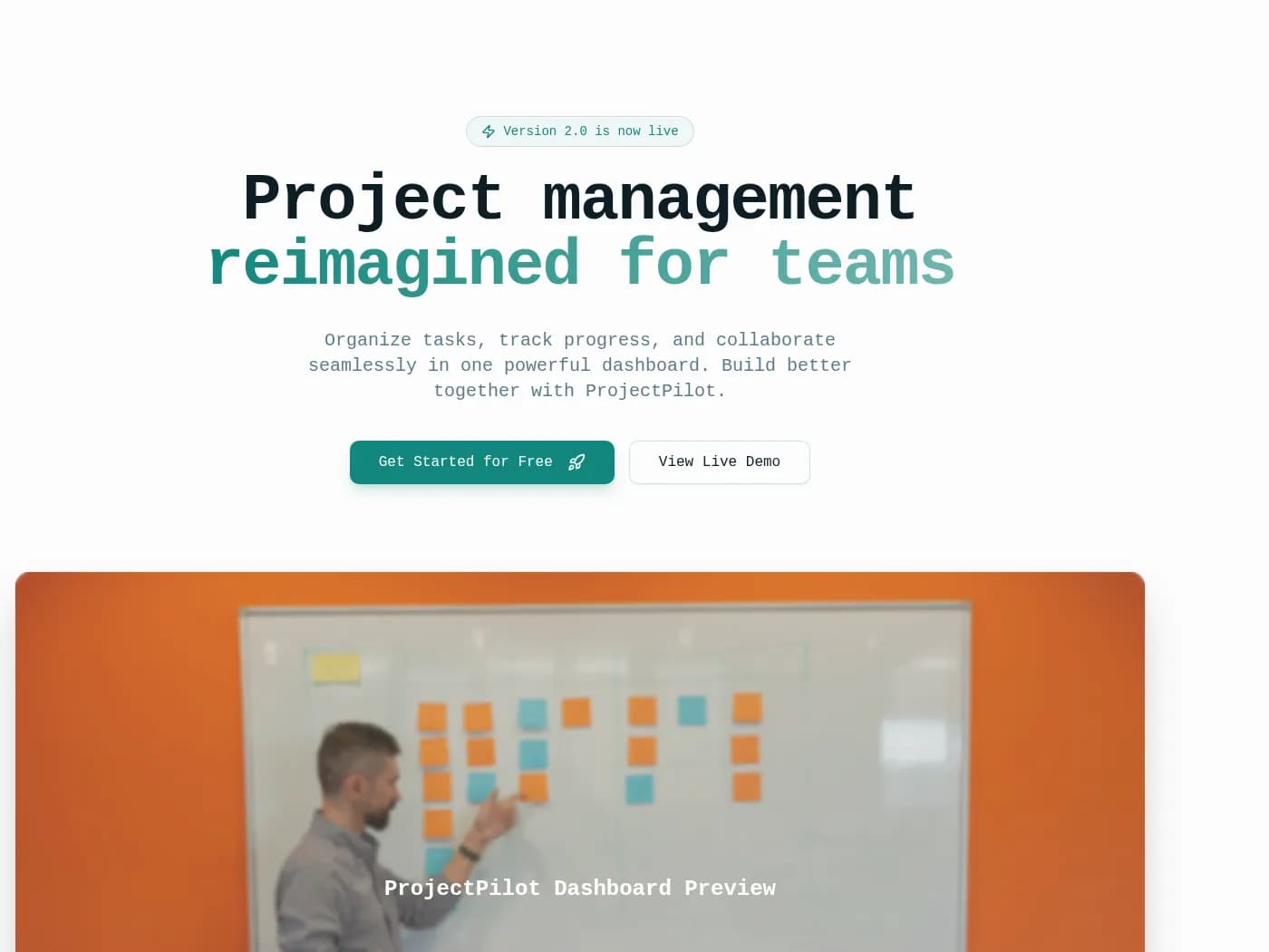 ProjectPilot Dashboard