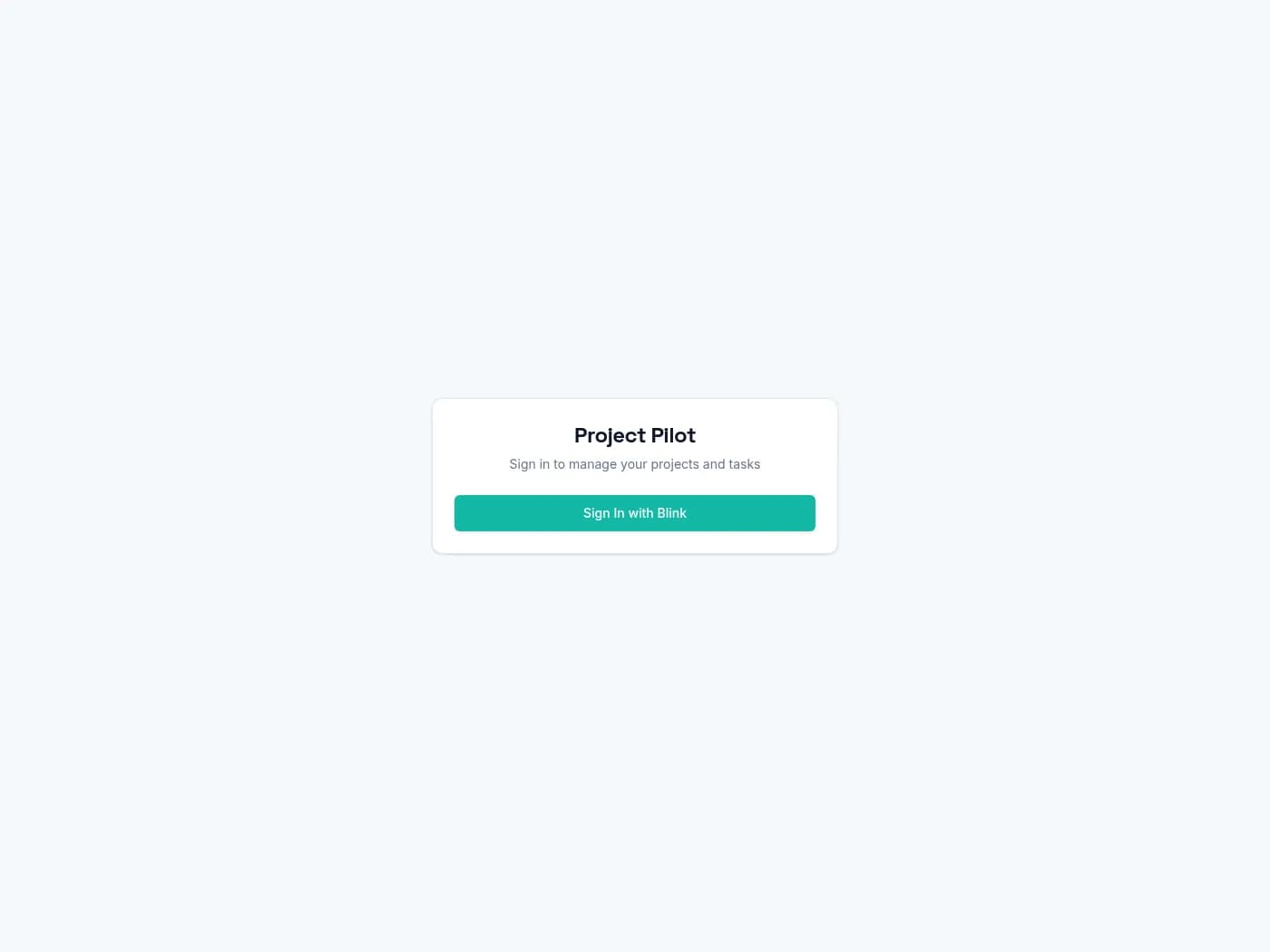 Project Pilot Dashboard